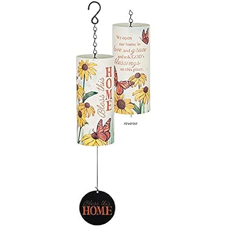 Amazon.com : Carson Wind Chime-Cylinder Sonnet-Bless This Home (18 ...