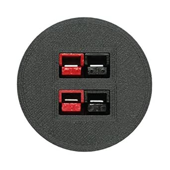 2-Way Threaded Panel Mount Housing for Anderson Powerpole Connector ...