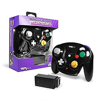 Amazon.com: TTX Gamecube Wavedash Wireless2.4 Ghz Controller Black For ...