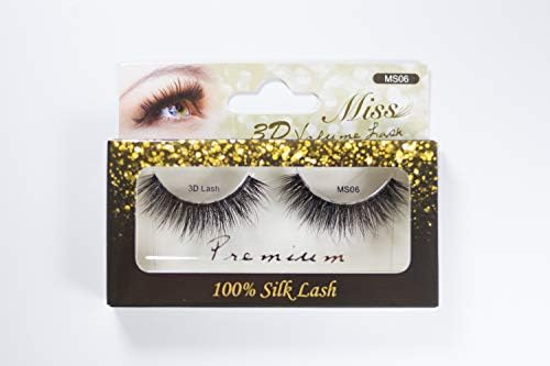 Amazon.com: "4 Pairs" of Miss 3D Volume Tapered False Eyelash Extension ...