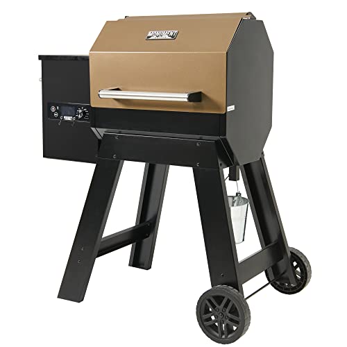 Monument Grills Octagonal Column Portable Wood Pellet Grill Outdoor ...