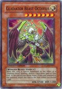 Amazon.com: Yu-Gi-Oh! - Gladiator Beast Octavius (Glas-ENSP1) - Sneak ...