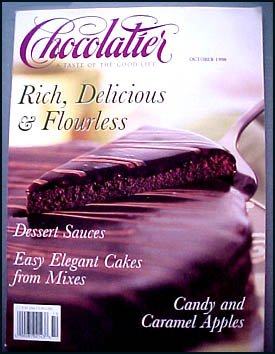 Chocolatier Magazine October 1998 Flourless desserts, Dessert sauces ...
