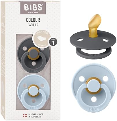 Amazon.com : BIBS Pacifiers 0-6 Months | 2-Pack Soothers | BPA-Free ...