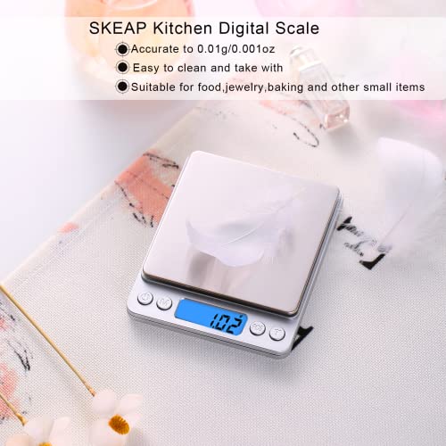 Snapklik.com : Gram Scale Small Scales Digital Weight Scale,Rechargeable USB 500g By 001g /0 ...