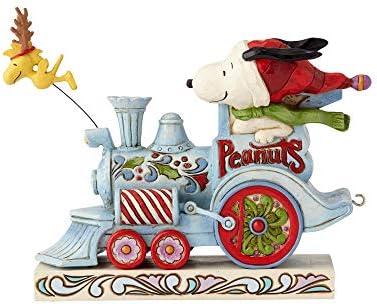 Amazon.com: Enesco Peanuts by Jim Shore Snoopy Woodstock Christmas ...