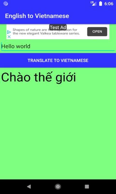 Vietnamese Language Translator