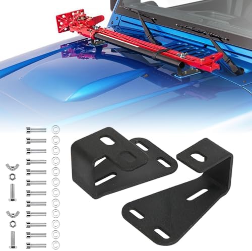 Amazon.com: SKTYANTS High Lift Jack Mount Hood Brackets Lockable ...