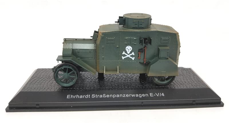 Atlas WWI German Ehrhardt EV4 Armored Army Green 1:43 DIECAST Tank Pre ...