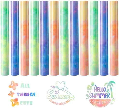 Amazon.com: HTVRONT Glitter Heat Transfer Vinyl Bundle - 15 Pack 12" x ...