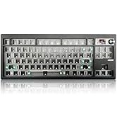Amazon.com: ZUOYA GMK70 Split Mechanical Keyboard Kit,VIA Programmable ...