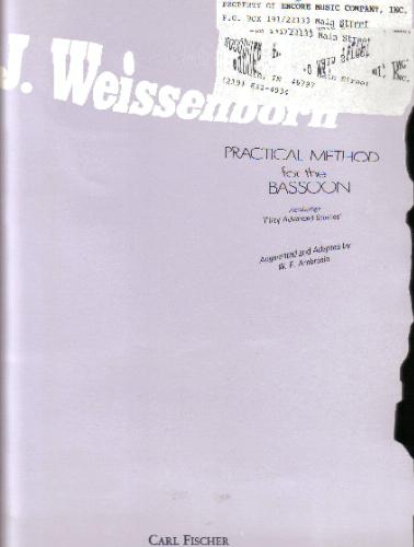 Amazon.com: Practical Method for the Bassoon: 9781648372414 ...