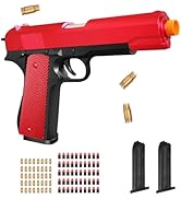 Amazon.com: Bugrtey Soft Bullet Two Modes Toy Gun Blaster, Realistic ...