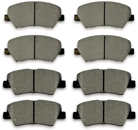 Amazon.com: TALAMOYI Disc Brake Pads Set Front & Rear For Hyundai ...