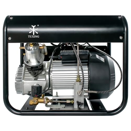 TUXING 4500Psi High Pressure Scuba Pcp Air Compressor, Auto Stop and ...