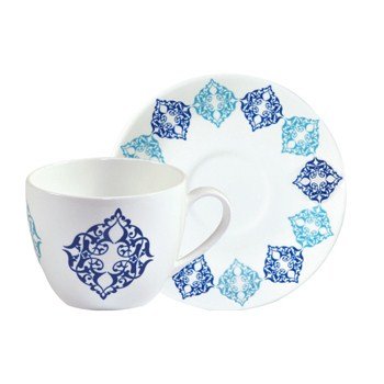 Buy A Beautiful Clay Craft Cup & Saucer Set 12N ***PRODUCT COLOUR and ...