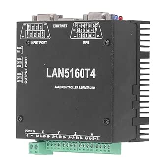 4 Axis Controller Driver Ethernet CNC Motion Control Board for MACH3 ...