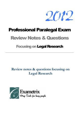 Professional Paralegal Exam Review Notes & Questions Focusing on Legal ...
