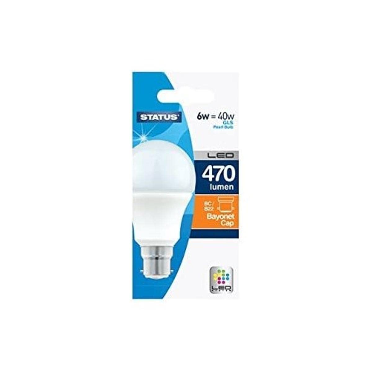 Status LED 470 Lumens Bayonet Cap, 80g : Amazon.co.uk: Lighting