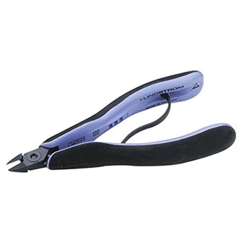 ESD-Safe Tapered Head Flush Cutters with Ergonomic Grip Handles, 5-3/8 ...