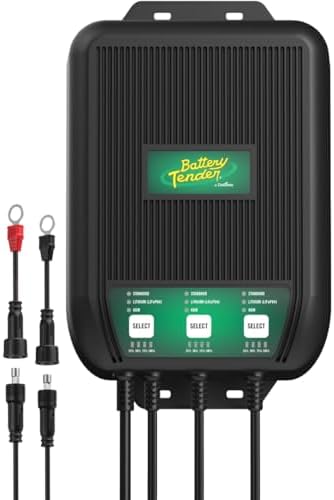 Amazon.com: Battery Tender WaveCharge 6 AMP - 2 Bank Multibank Charger - 3 AMPs Per Bank ...