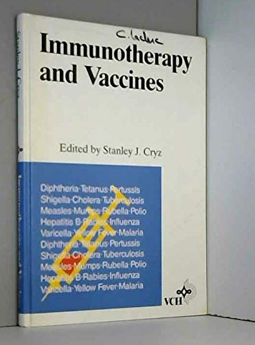 Amazon | Immunotherapy and Vaccines | Cryz, Stanley J. | Basic Science