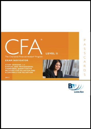 Amazon.com: Cfa Navigator - Level 2 Passcards: 9780751792188: BPP Learning Media: Books