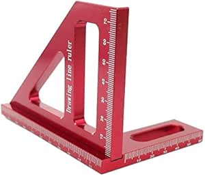 Amazon.com: Miter Gauge Woodworking Square Protractor Aluminum Alloy ...