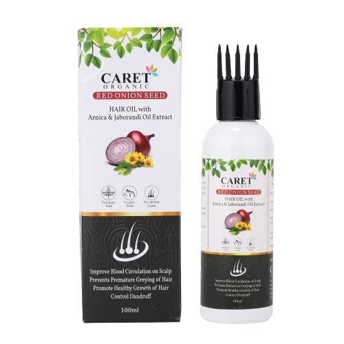 Buy Caret Organic Red Seed Onion Oil With Arnica & Jaborandi Extract ...