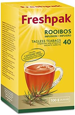 Amazon.com : Freshpak® Rooibos Tea | 80 Tagless Teabags | Natural ...
