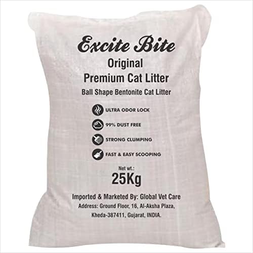 Buy Excite Bites Ball Shape Bentonite Clumping Litter Sand for Cat ...