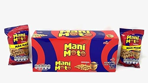 Amazon.com : MANIMOTO Mani Recubierto con Harina de Trigo 576g (Box of ...