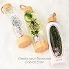 Amazon.com: Larrare Crystal Water Bottle with Gem Pod 3 Changeable ...