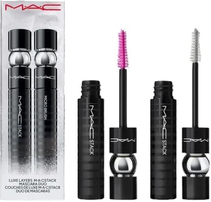 Amazon.com : MAC M.A.C Luxe Layers M.A.CSTACK Mascara Duo (Limited Edition), 0.21 Fl Oz (Pack of ...