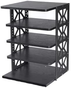 Amazon.com: Wooden Pull-Out Rotating Shelving Unit Size: 36" H : Home ...