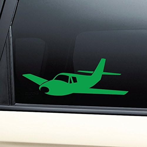 Amazon.com: Small Airplane Flight Vinyl Decal Laptop Car Truck Bumper ...
