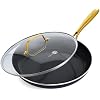 Amazon.com: GreenPan Swift Cookware 12" Frying Pan Skillet with Glass ...
