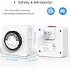 Amazon.com: G-ELEK Timers for Electrical Outlets Indoor, 24-Hour Dual ...