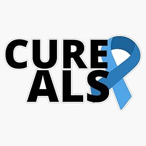 Amazon.com: Cure ALS Sticker Vinyl Decal Car Laptop Wall Window Bumper ...