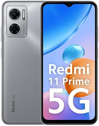 Redmi 11 Prime 5G (Chrome Silver, 4GB RAM 64GB ROM) | Prime Design ...