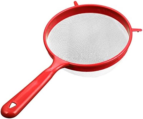 Plastic Sieve Fine Mesh Strainer Sieve Baking Flour Large Mesh Sieves ...