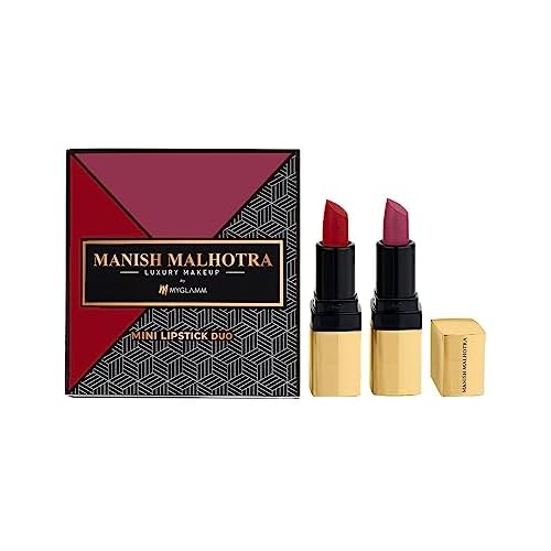 Buy MyGlamm Manish Malhotra Hi Shine Mini Lipstick Set - Afterparty - 1 ...