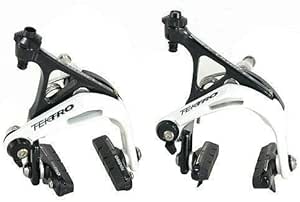 Tektro R741 Aluminum Road Bike Dual Pivot Caliper Brake Set, Black and ...