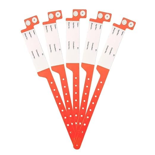 LISAMED Patient Identification Band for Adult and Pediatric/New Born ...