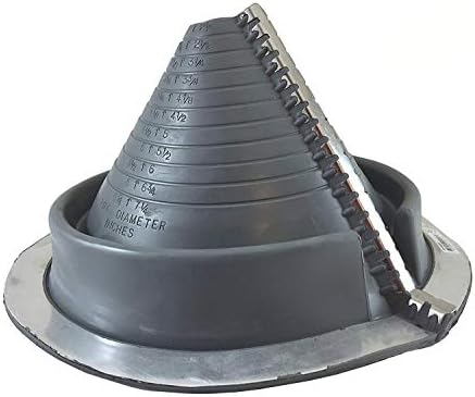 EAGLE 1 EPDM Flexible Roofing Pipe Flashing Retrofit Split Zipper Boots ...