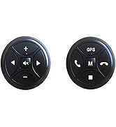 Amazon.com: Universal Wireless Car Steering Wheel Control Remote Button ...