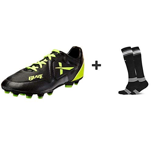 Buy Vector X Blaze Football Shoes and Fizer Black Socks (2) Online at ...