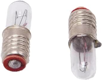 GWAYUANY 5PCS E5 6.3v Micro Indicator Light Bulb E5 1.5v2.512V24V ...