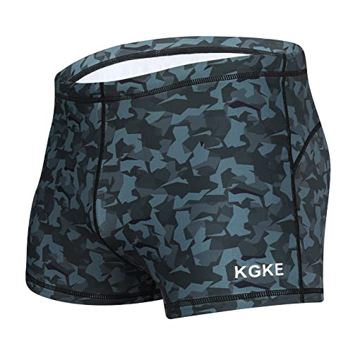 Snapklik.com : K898 Mens Square Leg Swimming Jammer Shorts UPF50+,Men ...