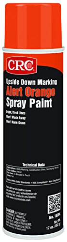 CRC Upside Down Marking Paint 18204 – 17 WT OZ, Alert Orange, Turf ...
